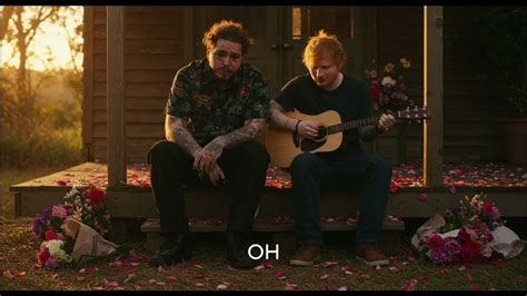 Post Malone And Ed Sheeran Dont Punish Me Lyrics Video Youtube