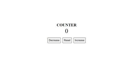 GitHub RafaelM Challenge Counter Challenge Create One Counter Who Have Three Itens