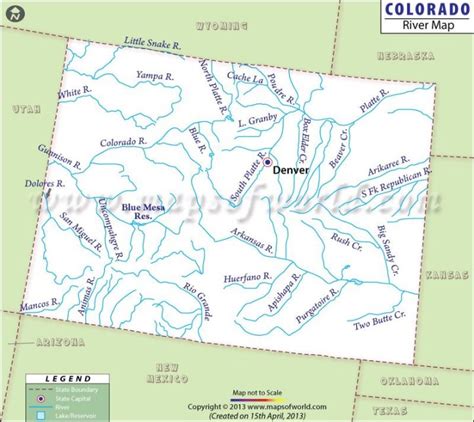 Colorado River Map Endless Waves