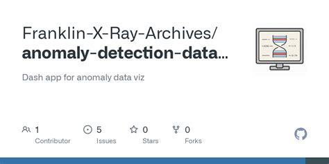 Github Franklin X Ray Archives Anomaly Detection Data Viz Dash App For Anomaly Data Viz