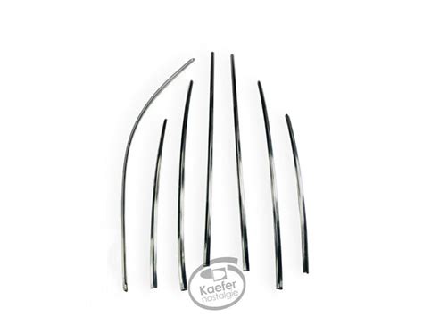 Vw Split Beetle Bug Body Trim Set Stainless Steel Short Hood Trim 1