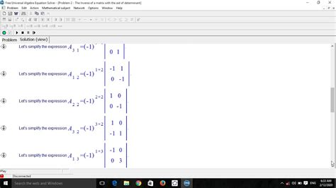 Inverse Metrix Solve Using Geogebra By Ramesh Jaiswal Youtube