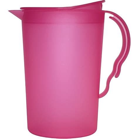 8mo Finance Tupperware Classic Impression 2 Quart Pitcher Fuchsia