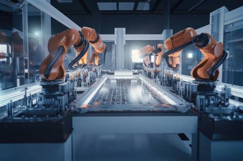 The Future Of Industrial Automation With Robots Performing Delicate And Precise Tasks In