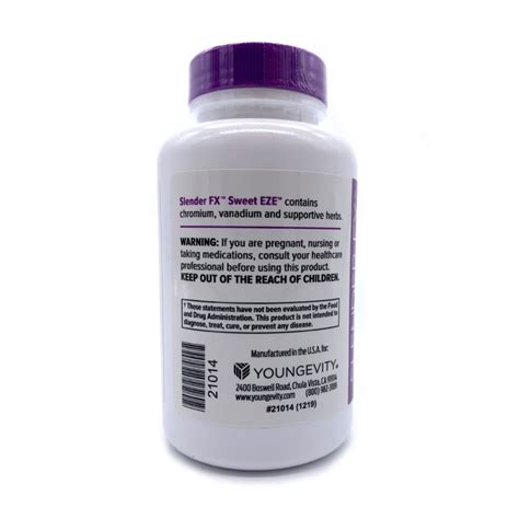 Youngevity Sweet Eze 120 Capsules Crown Wellness