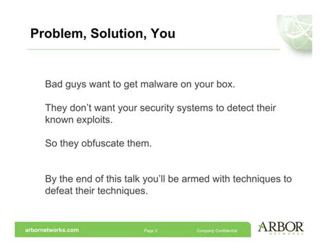 Reverse Engineering Malicious Javascript Ppt