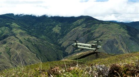 Army Aircrews On A High During Training In Png Contact Magazine