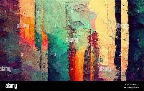 Glitch Background Overlay Distorted Noise Interference Imitation