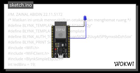 ESP LED Wokwi ESP STM Arduino Simulator