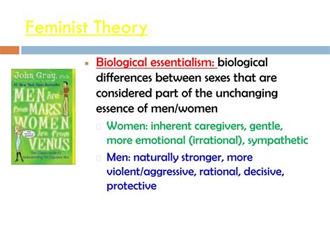 Ppt Unveiling Gender Ideologies Feminist Psychoanalytic And