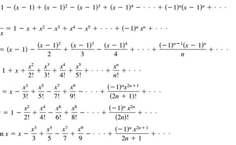 Series Expansion Of Functions Diagram Quizlet