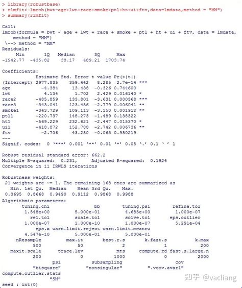 R笔记多重线性回归四 稳健回归 知乎