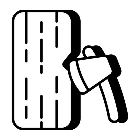 An Icon Design Of Wood Cutting Vector Art At Vecteezy