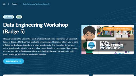 data engineering workshop badge 5