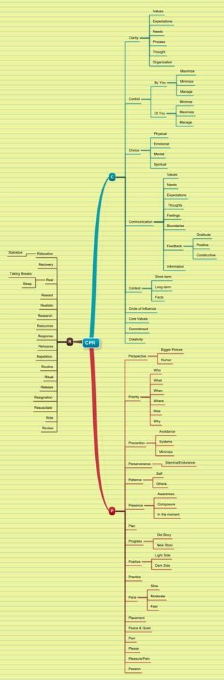 Stress Management Mind Map Cpr Pdf
