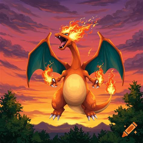 Charizard Flying Anime