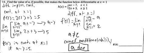 is this solution correct a clearly does not equal 2 when i plug it