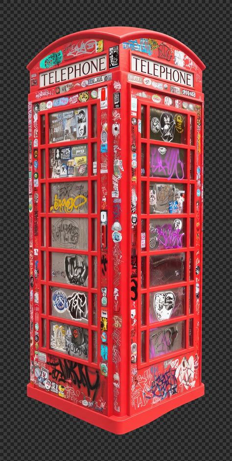 Iconic Red Phone Booth Art Free Photo Rawpixel