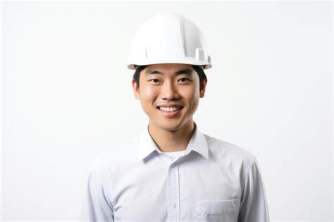 Architect Or Engineer Portrait Premium Ai Generated Image