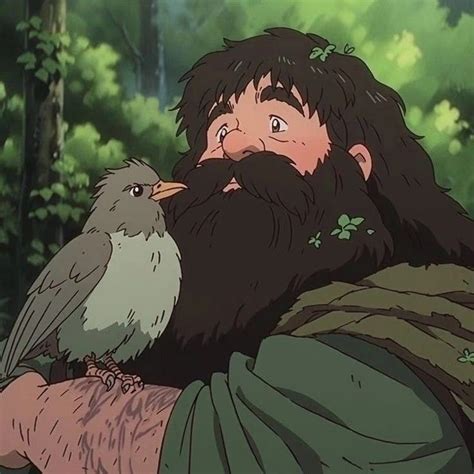 Harry Potter Anime Character Design Hagrid Pfp Wizard Profile