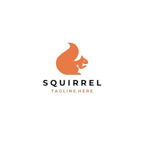 Premium Vector Squirrel Logo Illustration