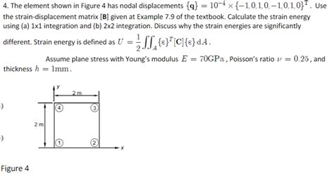 4 The Element Shown In Figure 4 Has Nodal