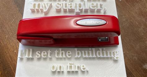 Red Swingline Stapler Holder By Mr Stumpy Download Free Stl Model