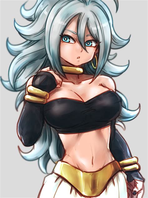 Android 21 And Majin Android 21 Dragon Ball And 1 More Drawn By