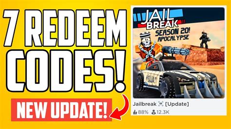 Jailbreak Codes 2024 Every Working Codes All Roblox Codes Update