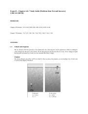 CHM Fall MUM Exam Chapters Study Guide Docx Exam Chapters Study