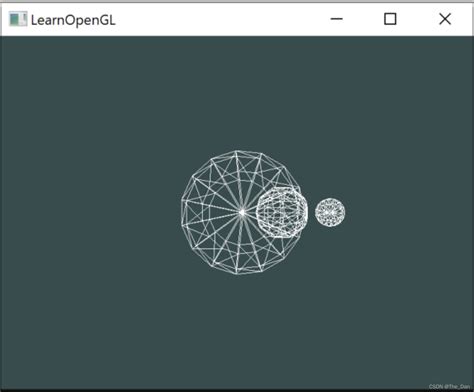 opengl入门第四次实验 几何变换（二） opengl自转公转 csdn博客