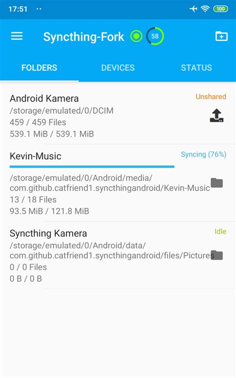 Syncthing Fork V F Droid Free And Open Source Android App Repository