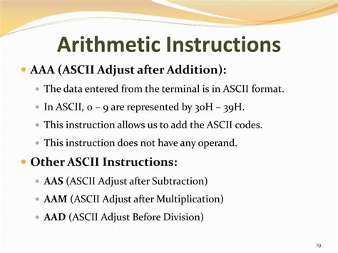 Ppt Instruction Set Of 8086 Powerpoint Presentation Free Download