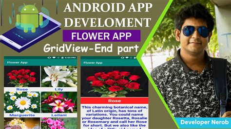 Android Bangla Tutorialcreated Flower App With Gridview In Android End