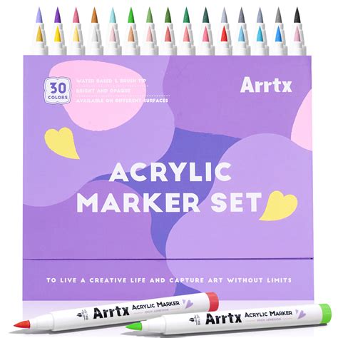 Acrylic Markers Arrtx India Best Paint Markers Drawing Pencils