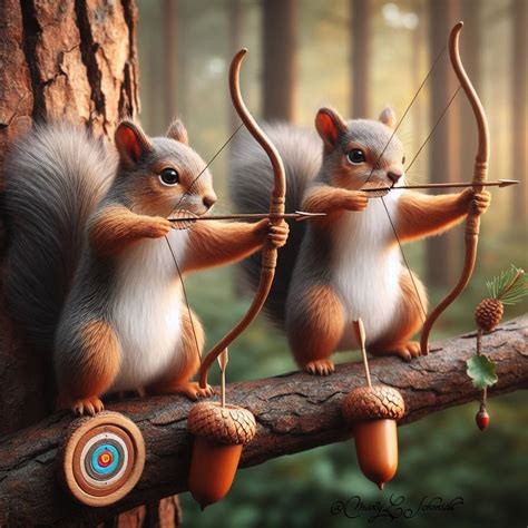 Squirrel Bow And Arrow By Mschmidtproductions On Deviantart