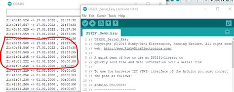 RTC DS Reset Problem Arduino Uno Rd Party Boards Arduino Forum