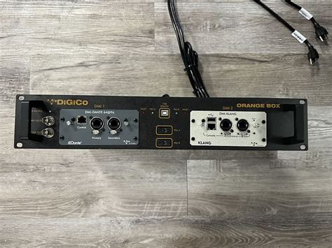 Digico Orange Box Dmi Dante Dmi Klang Reverb