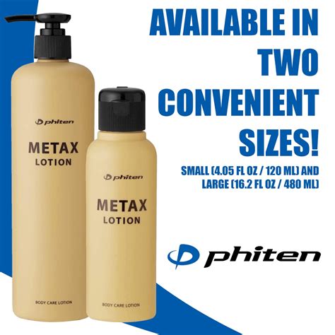 Phiten Metax Lotion 480ml Wafuu Japan
