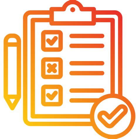 Assessment Generic Gradient Outline Icon