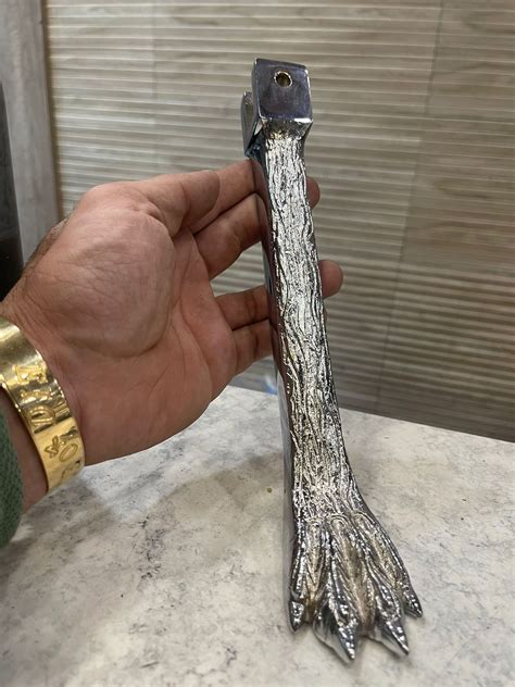 Brass Chromed Side Stand For Royal Enfield Classic Stand Electra Uce M