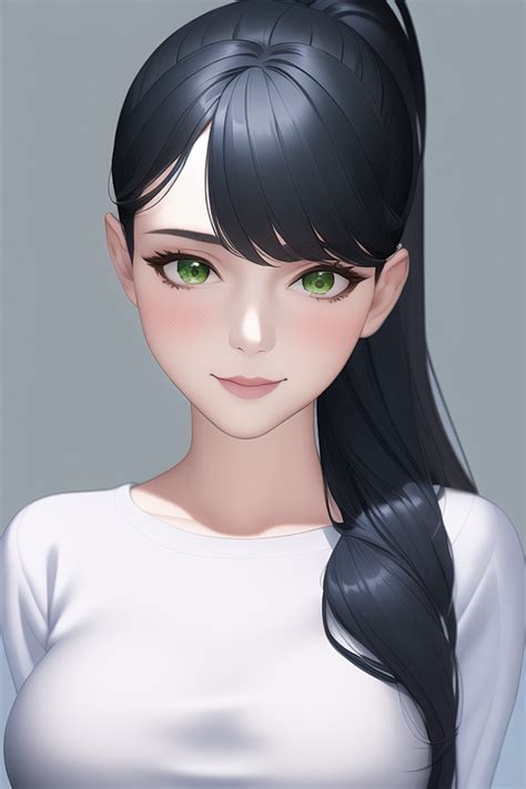 【接ai单】淡蓝色休闲服美女 角色生成 ai生成 微元素