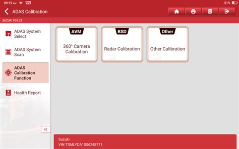Suzuki Swift 2017 Front Camera Calibration