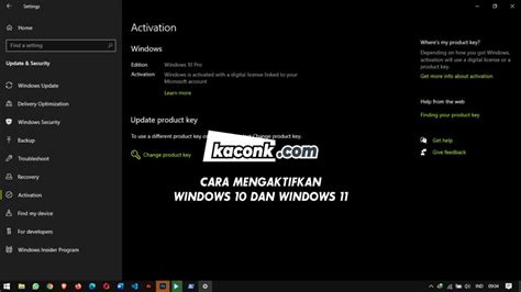 Cara Mengaktifkan Windows Dan Windows Mudah Dan Cepat