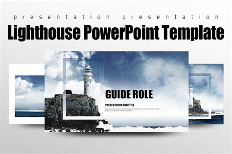 Lighthouse Powerpoint Template 82346 Presentation Templates