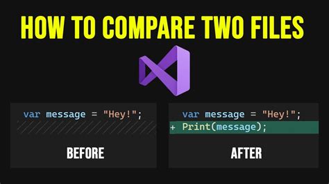 Visual Studio Tip #23 - How to Compare Two Files - YouTube