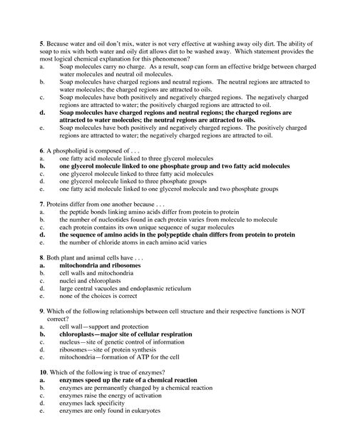 Biology Keystone Practice Test With Answers Biology Keystone
