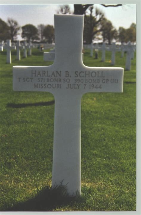 Tsgt Harlan Benjamin Scholl 1915 1944 Find A Grave Memorial