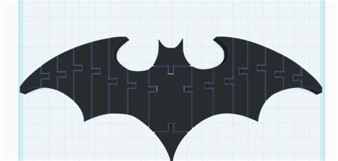 articulated batarang by isaiah download free stl model