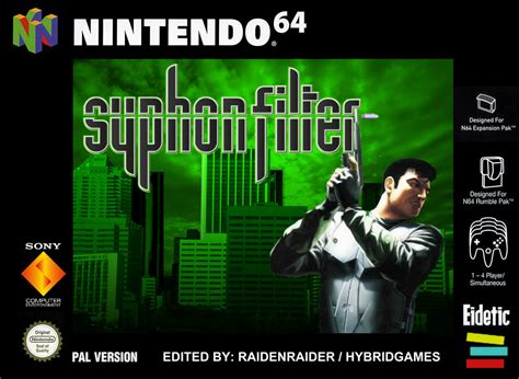 Syphon Filter 1 N64 Pal Box Cover By Raidenraider On Deviantart